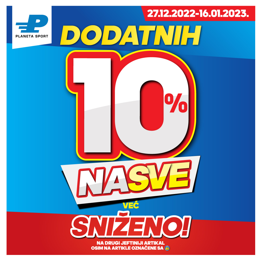Akcija U Lokalu Planeta Sport Stadion Shopping Center